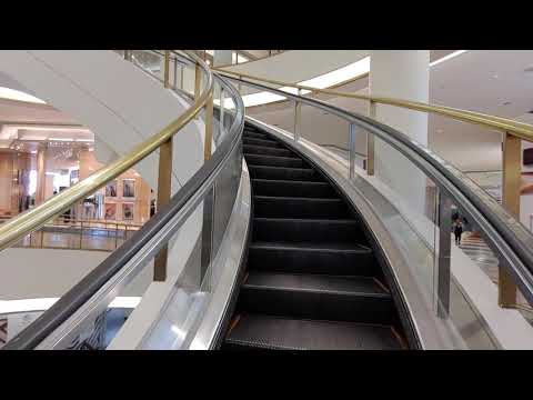 Westfield Curved Escalator