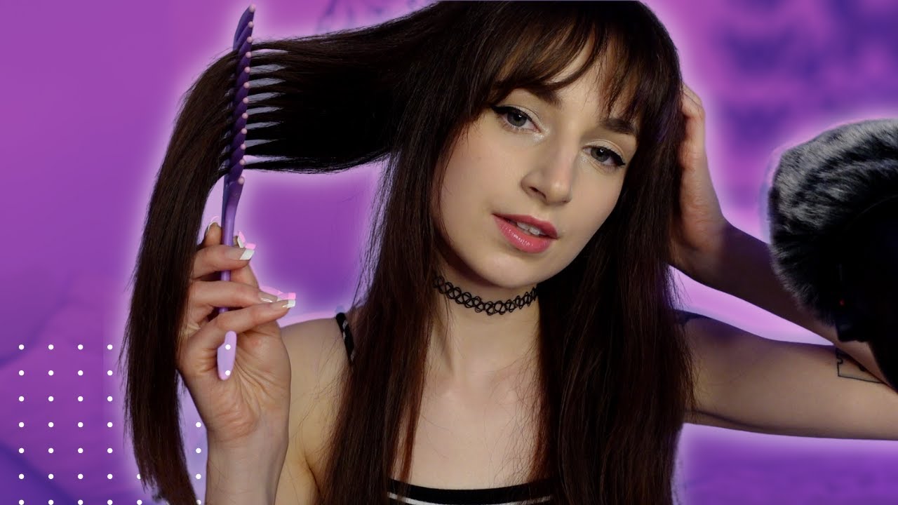 ASMR | Hair Play 💆🏻‍♀️ so relaxing! - YouTube