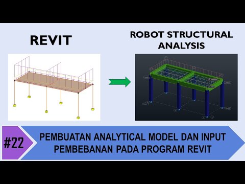 Revit Structure Indonesia #22 Pembuatan Analytical Model dan Input Pembebanan pada Program Revit