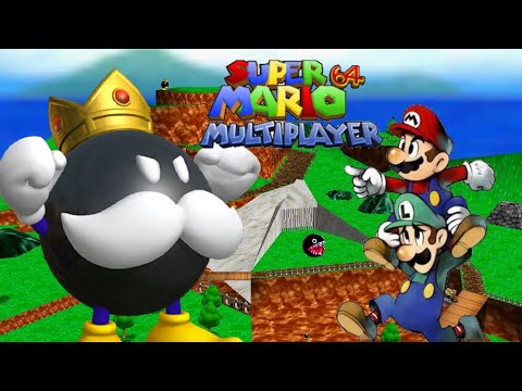 The King With The Moustache - Super Mario 64 Multiplayer! (Part 1 ...