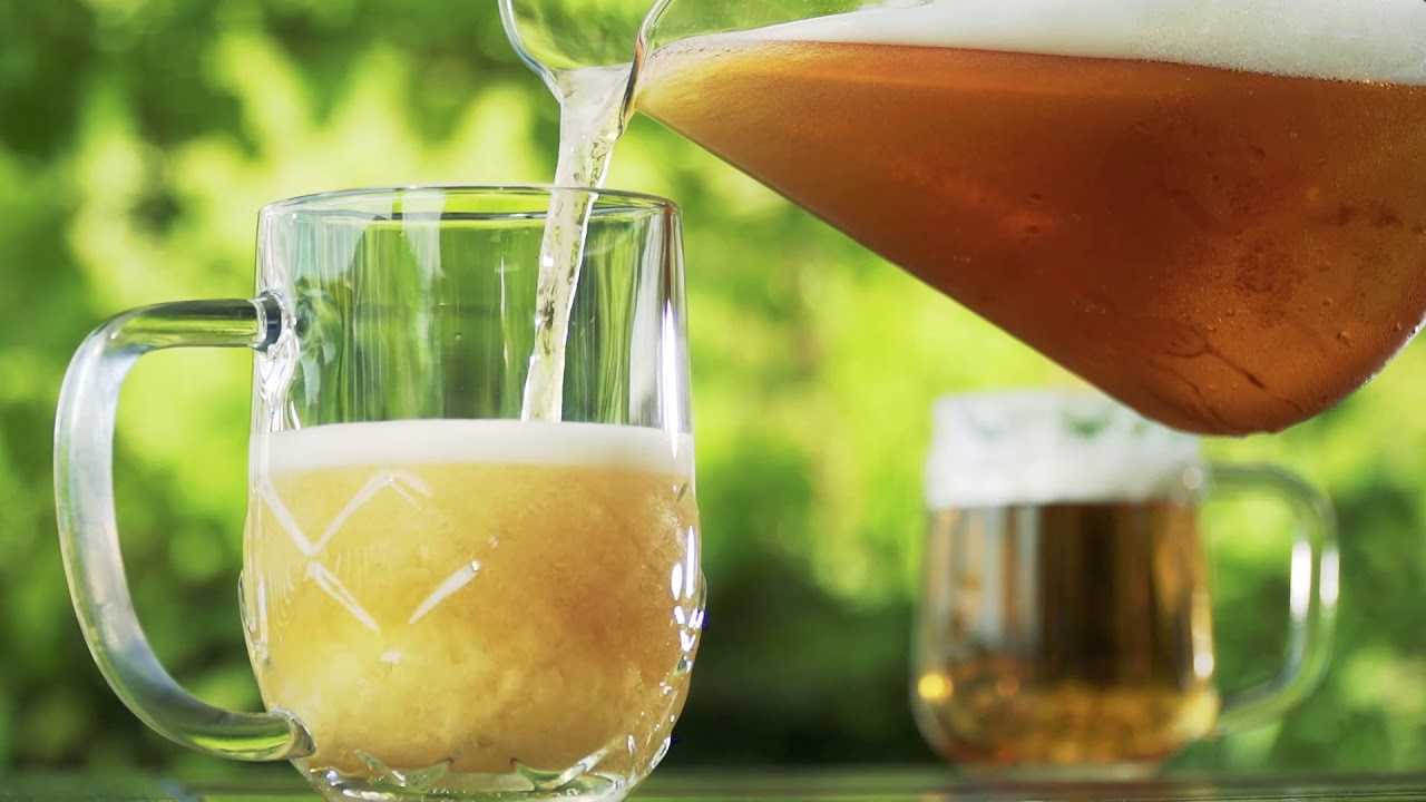 Beer mugs and pitcher myBEER - YouTube