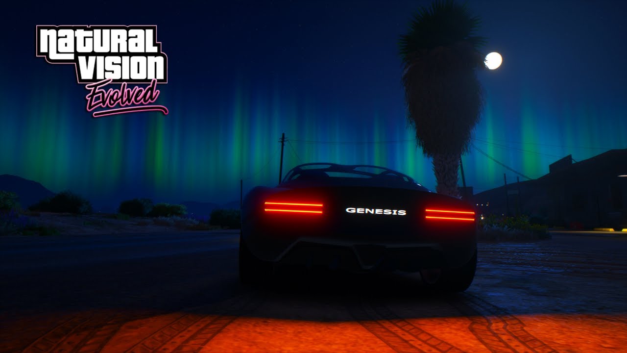 GTA 5 - NATURALVISION EVOLVED NORTHERN LIGHTS, AURORA BOREALIS JULY ...