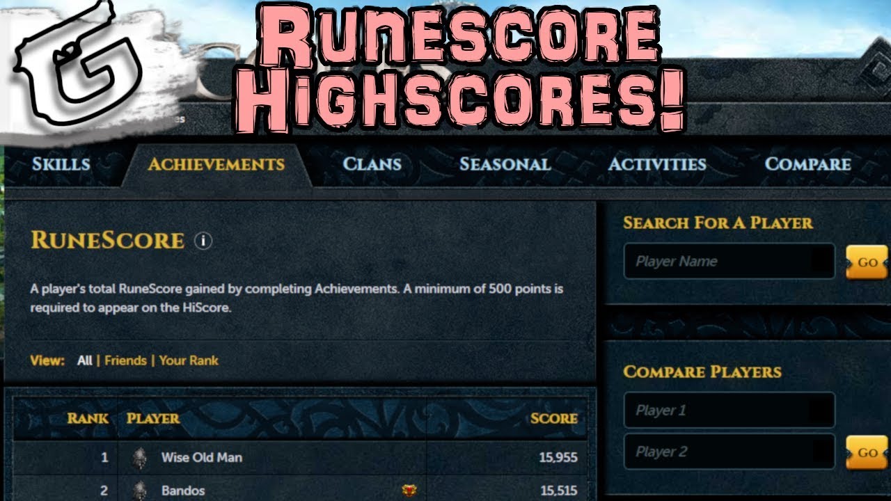 Runescore Highscores and patches! - September 10, 2018 - YouTube