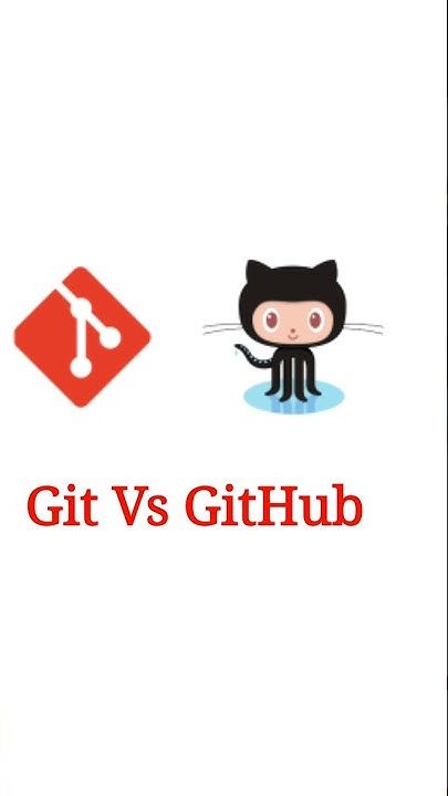 Git vs Github || difference between git and github #ytshorts #programming #coding #github #git ...
