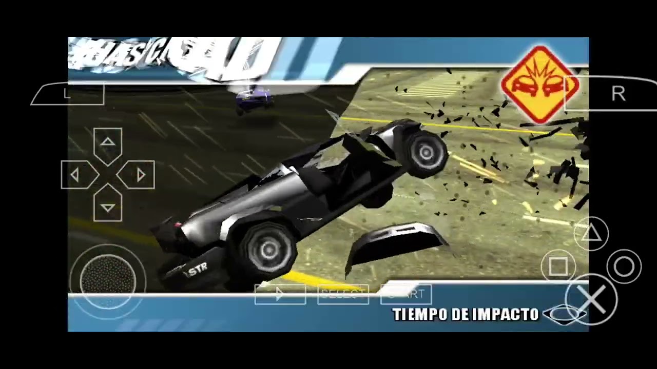 jugando burnout en PPSSPP Android apoya el canal - YouTube