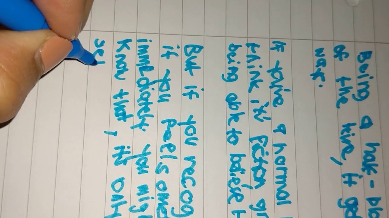 I TRIED WRITING WITH MY LEFT HAND (Non Dominant Hand) for 2 weeks - YouTube