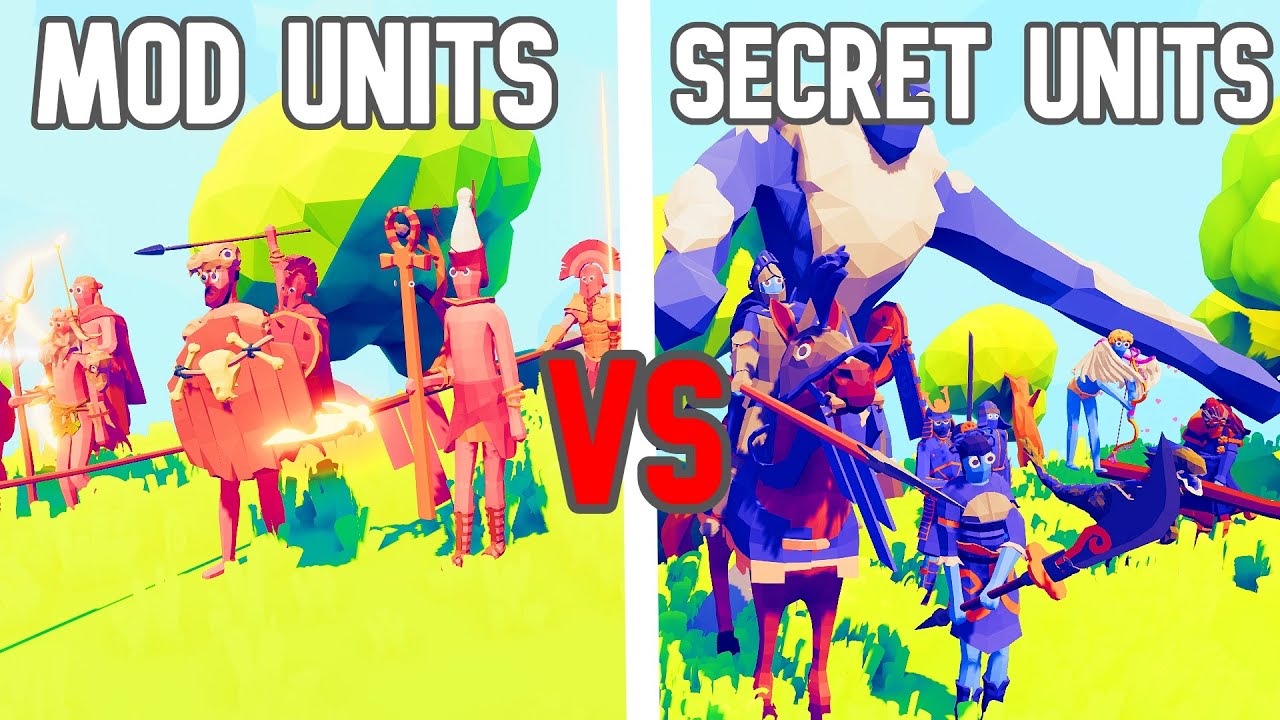 TABS - SECRET UNITS VS MOD UNITS - TABS EPIC FIGHT - TABS ALL SECRET ...