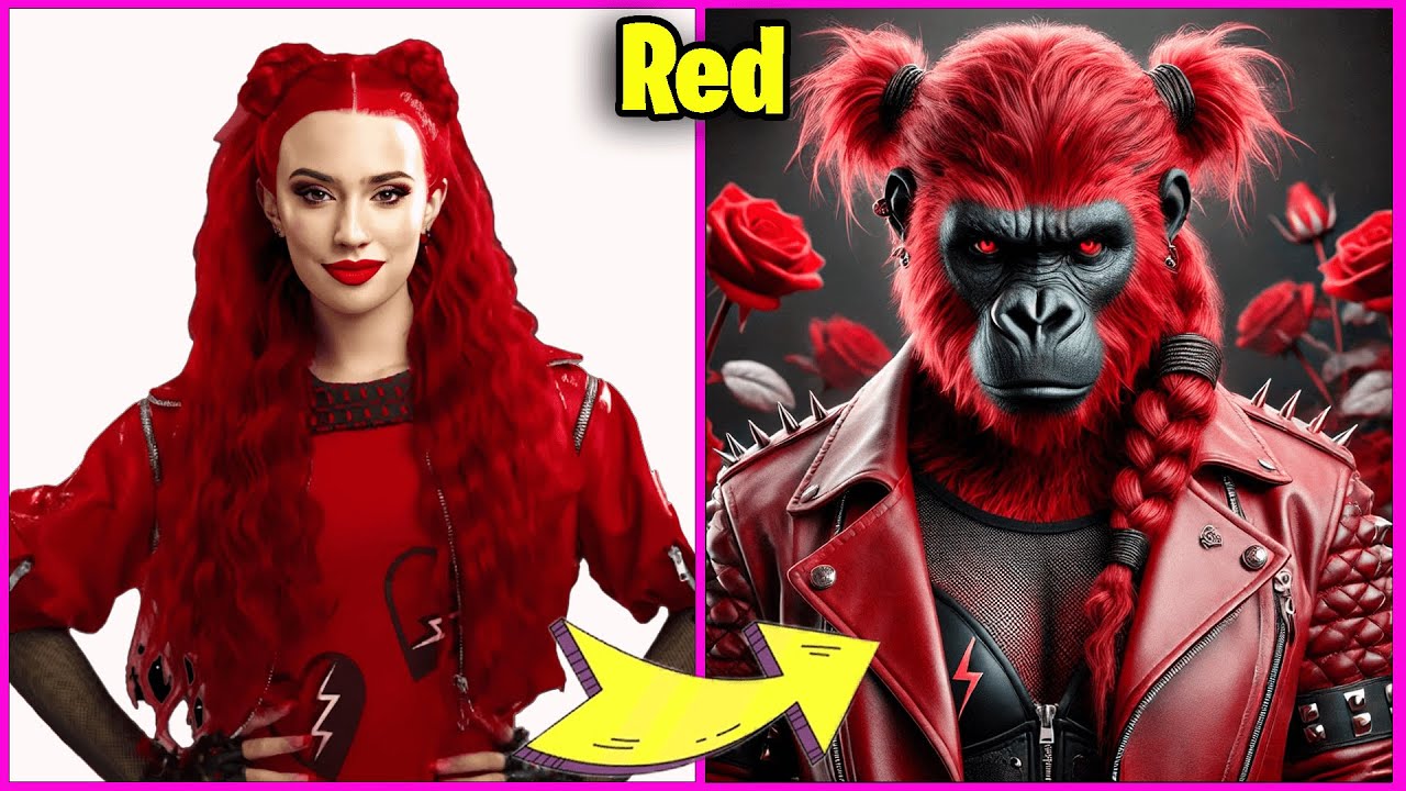 DESCENDANTS THE RISE OF RED CHARACTER AS GORILLA | Princess Red | NEW ...