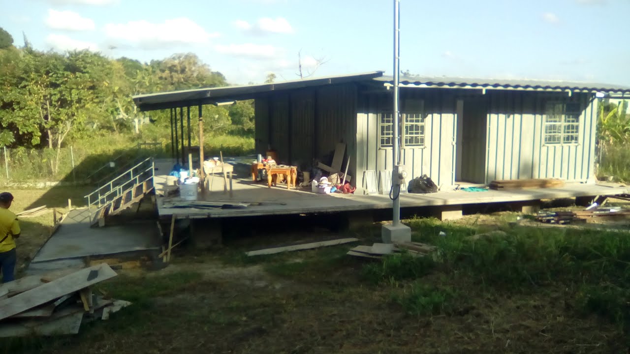 Building a Container House in the Caribbean Ep.12 - YouTube