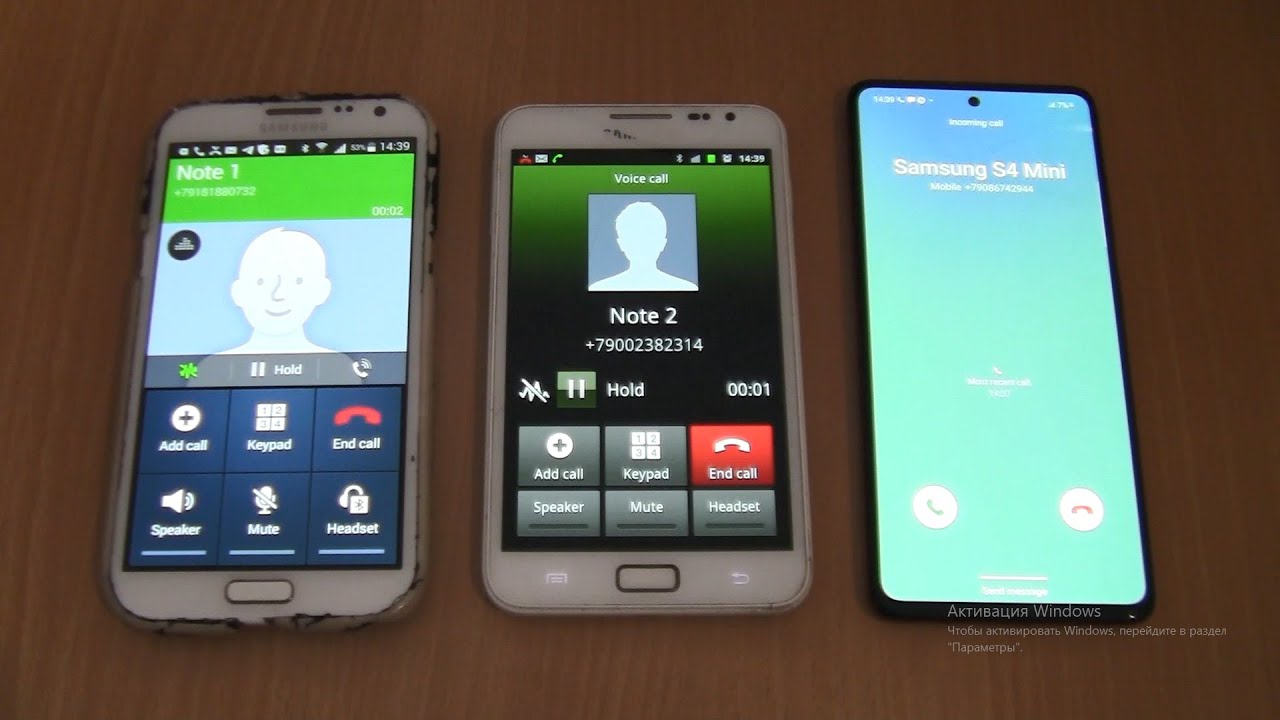 Over the Horizon Incoming call & Outgoing call at the Same time Samsung ...