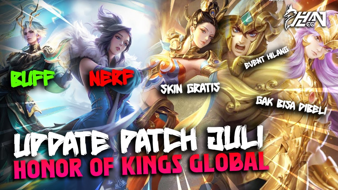 UPDATE PATCH HOK GLOBAL BULAN JULI! LADY ZHEN NERF! MARCO, ZILONG ...