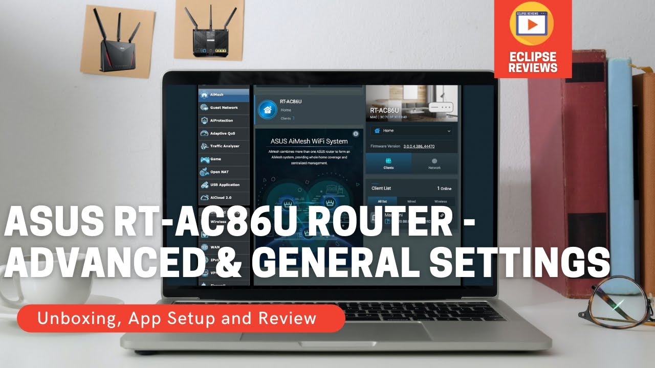 Asus RT-AC86U AC2900 WiFi 5 Gaming Router - Advanced and General ...