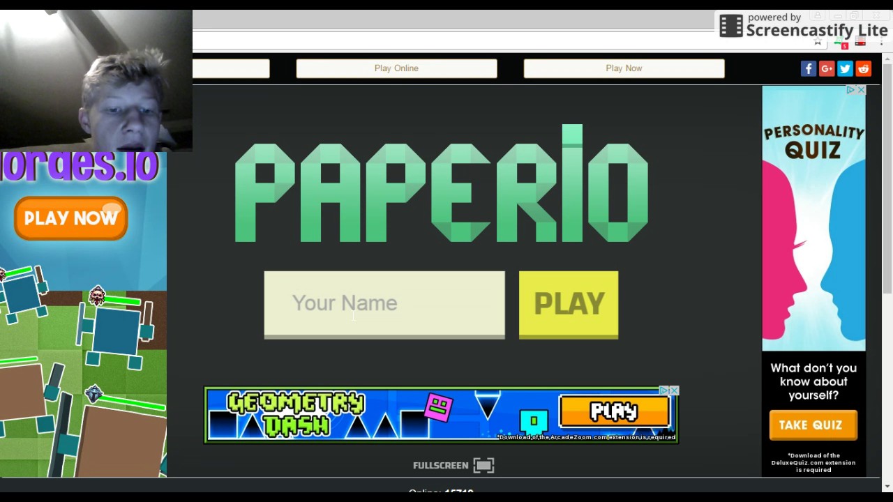 HOW TO PLAY PAPER.IO ONLINE (EASY) - YouTube