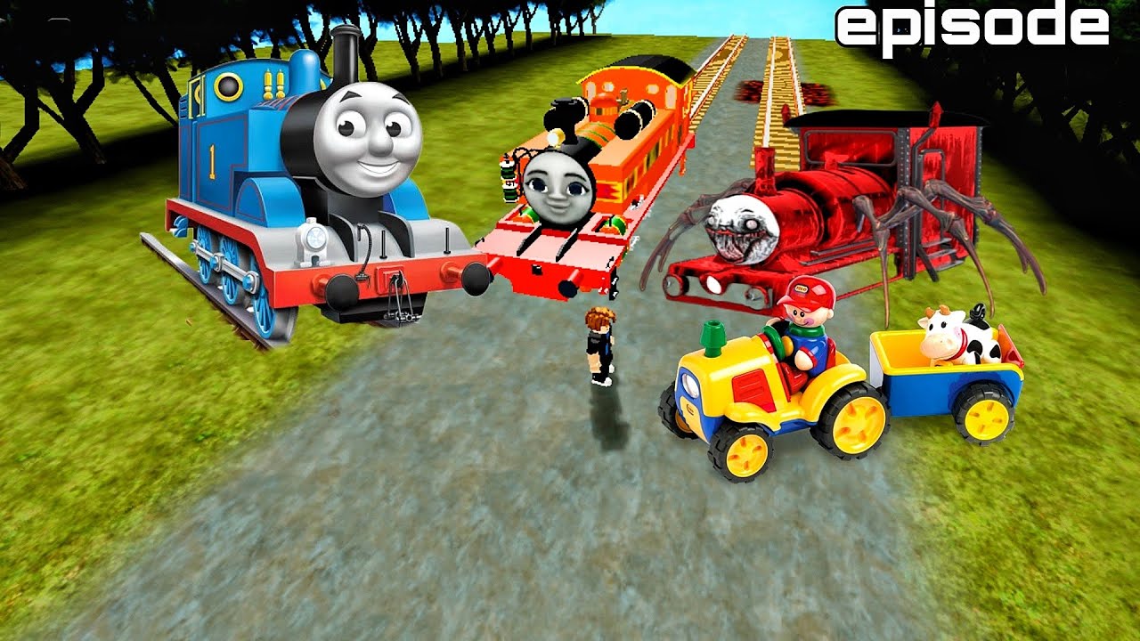 Thomas and friends, Choo Choo Charles (ANIMATION) 🚂🚂🚂 - YouTube