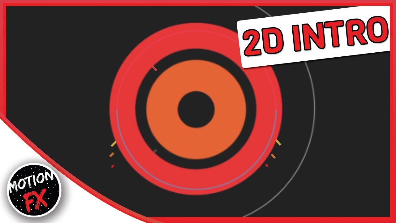 FREE Colorful 2D Shapes Intro (Ae Template) Motion Fx - YouTube