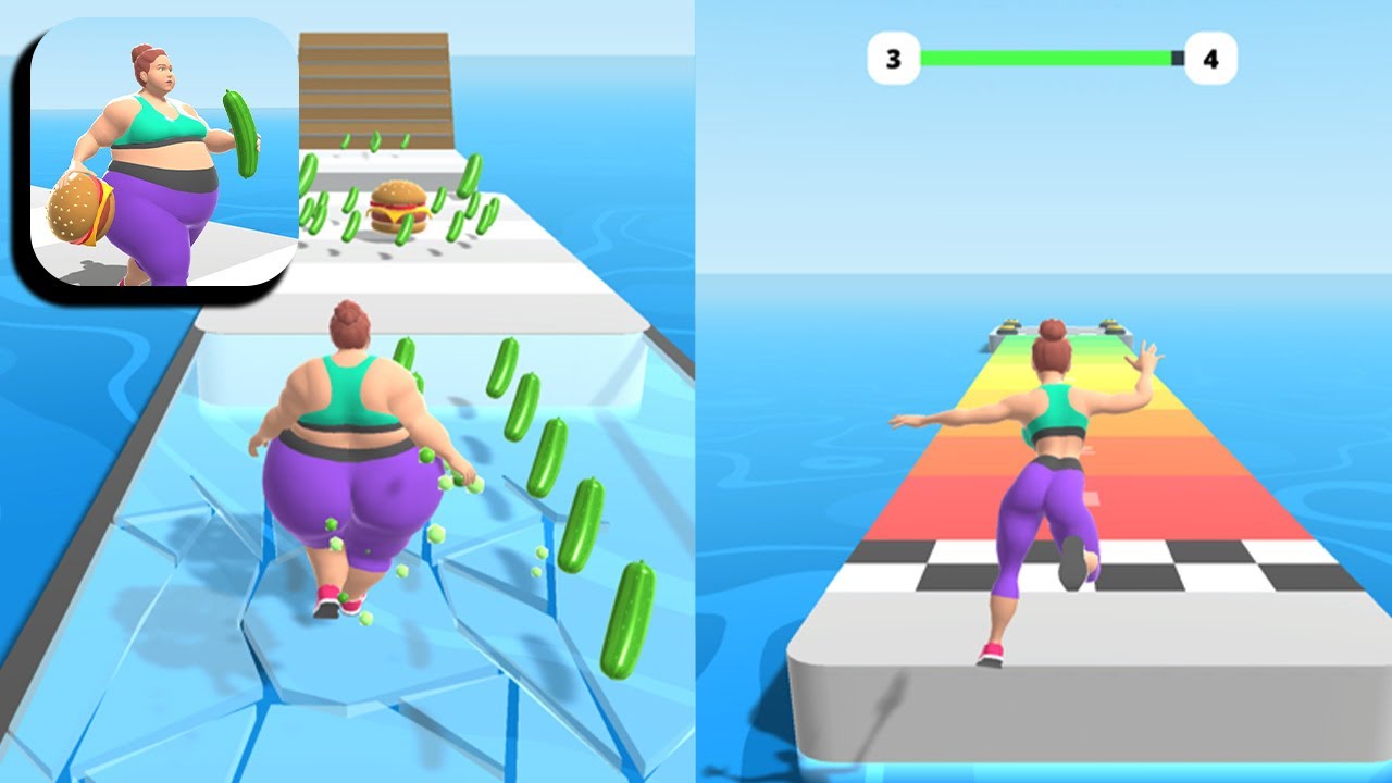 Fat 2 Fit MAX ALL LEVELS Gameplay Android, iOS - YouTube