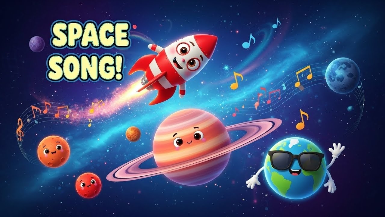 Space Song for Kids 🚀 | Journey Through the Universe Adventure ...