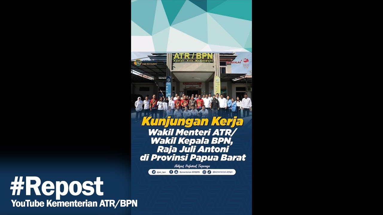 Kunjungan Kerja Wamen Atr Waka Bpn Raja Juli Antoni Hari Ke 2 Di