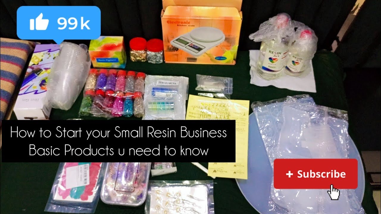 How to Start your small Resin Business | Basic things to start you own ...