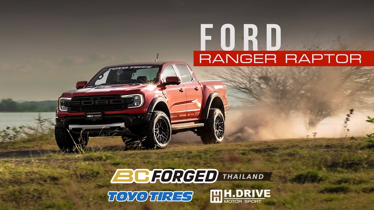 FORD RANGER RAPTOR - BC FORGED - YouTube
