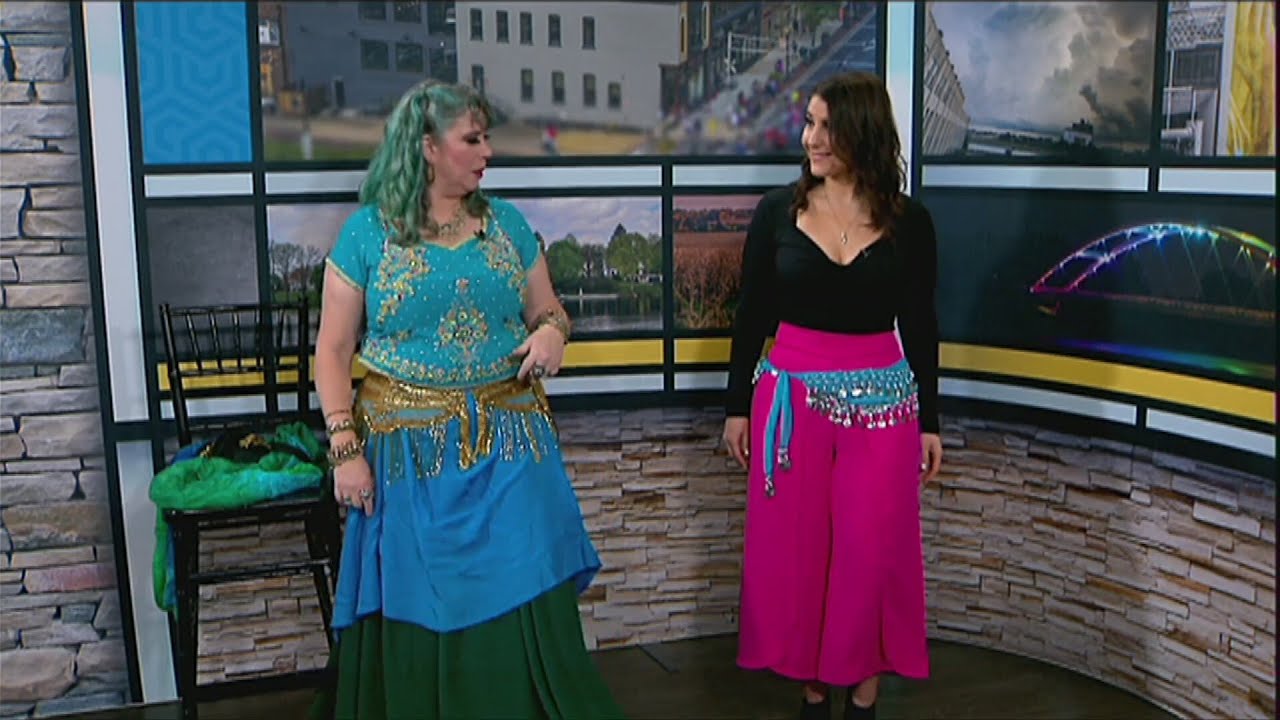 Womanspace welcomes everyone to their belly dancing classes - YouTube