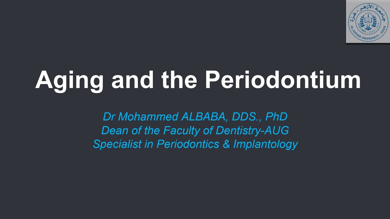 Aging and the Periodontium - YouTube