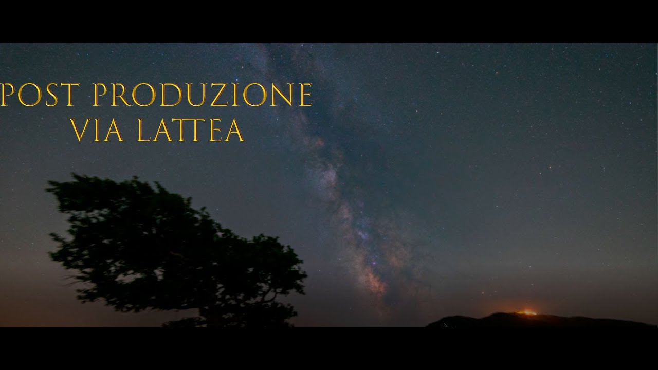 Post Produzione Via Lattea - YouTube