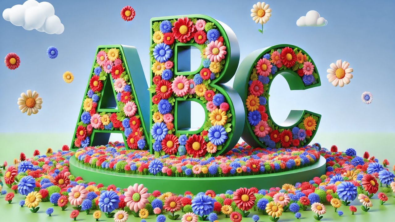 Awesome ABC Song: Learn the Alphabet with Beautiful Flowers! - YouTube