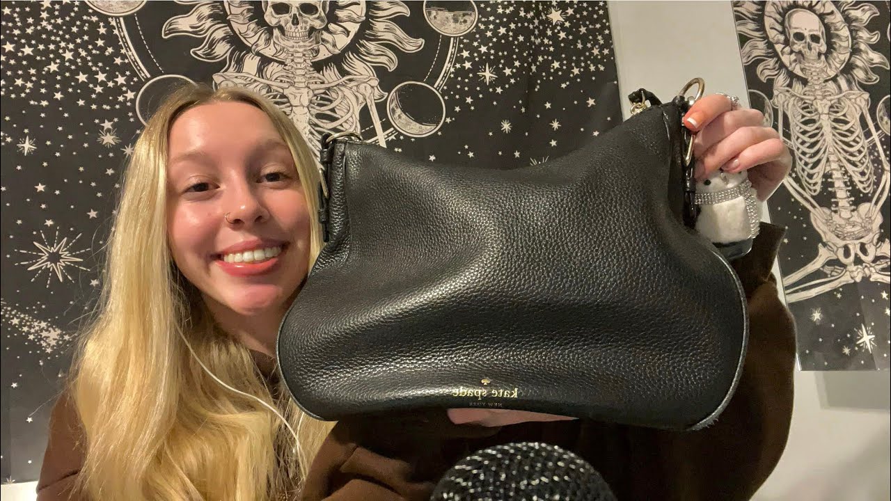 ASMR What’s in My Bag (tapping, scratching + rambling) - YouTube