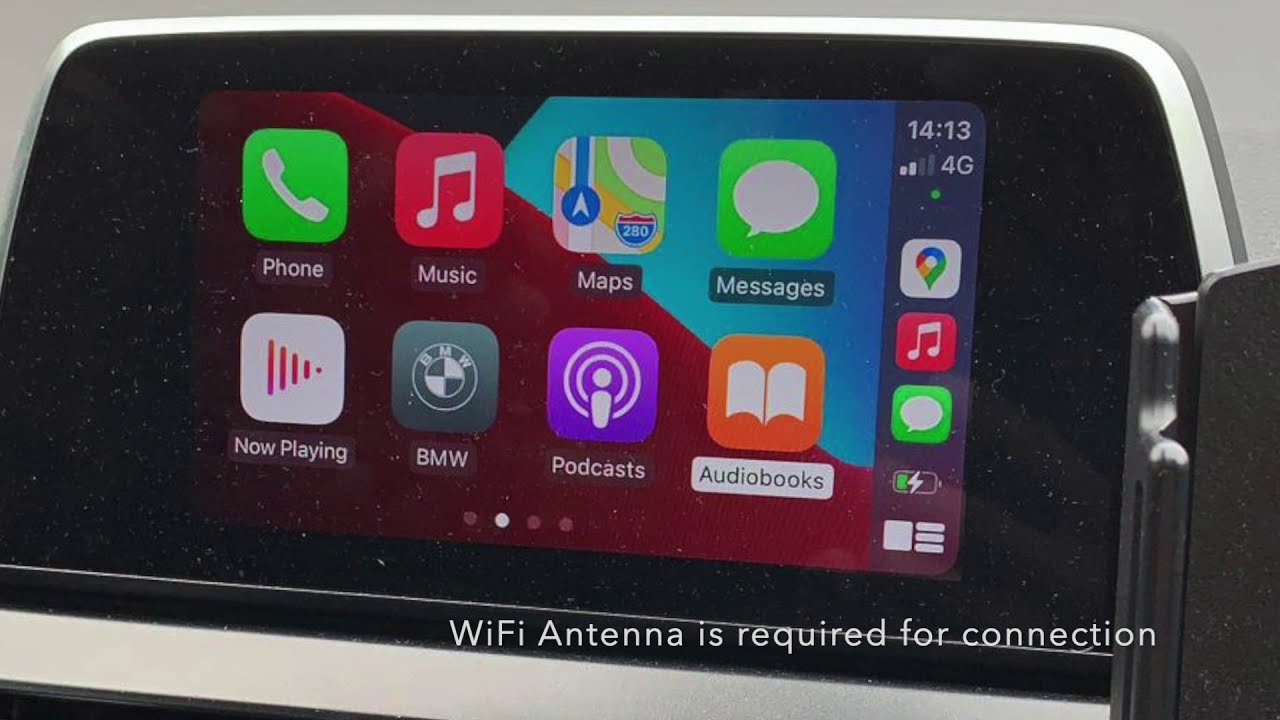 BMW MINI Apple CarPlay Fullscreen Activation! ENTRYNAV2 - WAY HEADUNIT ...