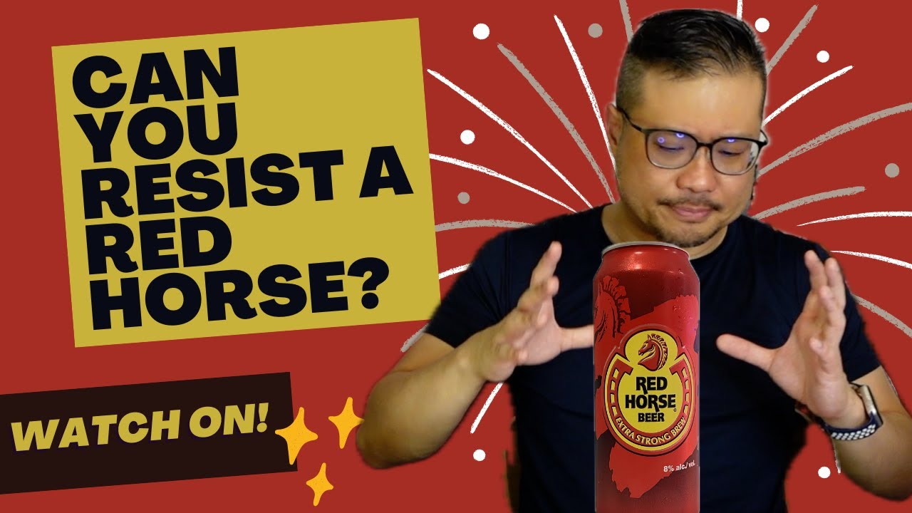 BEER DRINKERS! Can You RESIST the RED HORSE Beer? - YouTube