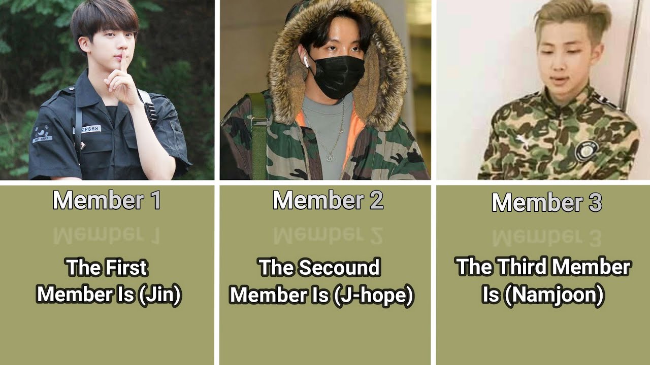 Bts serve in the military from first to Last - YouTube