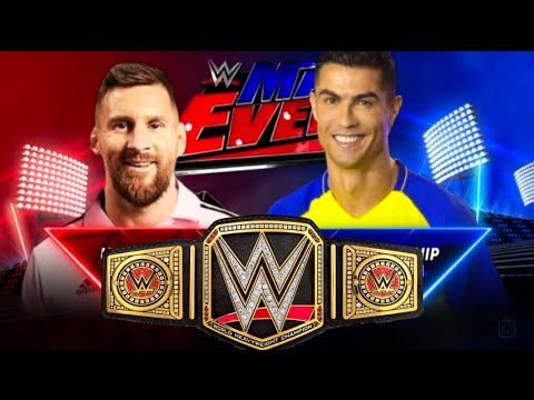 WWE Universal Championship - Leonel Messi vs Cristiano Ronaldo - W2k24 ...