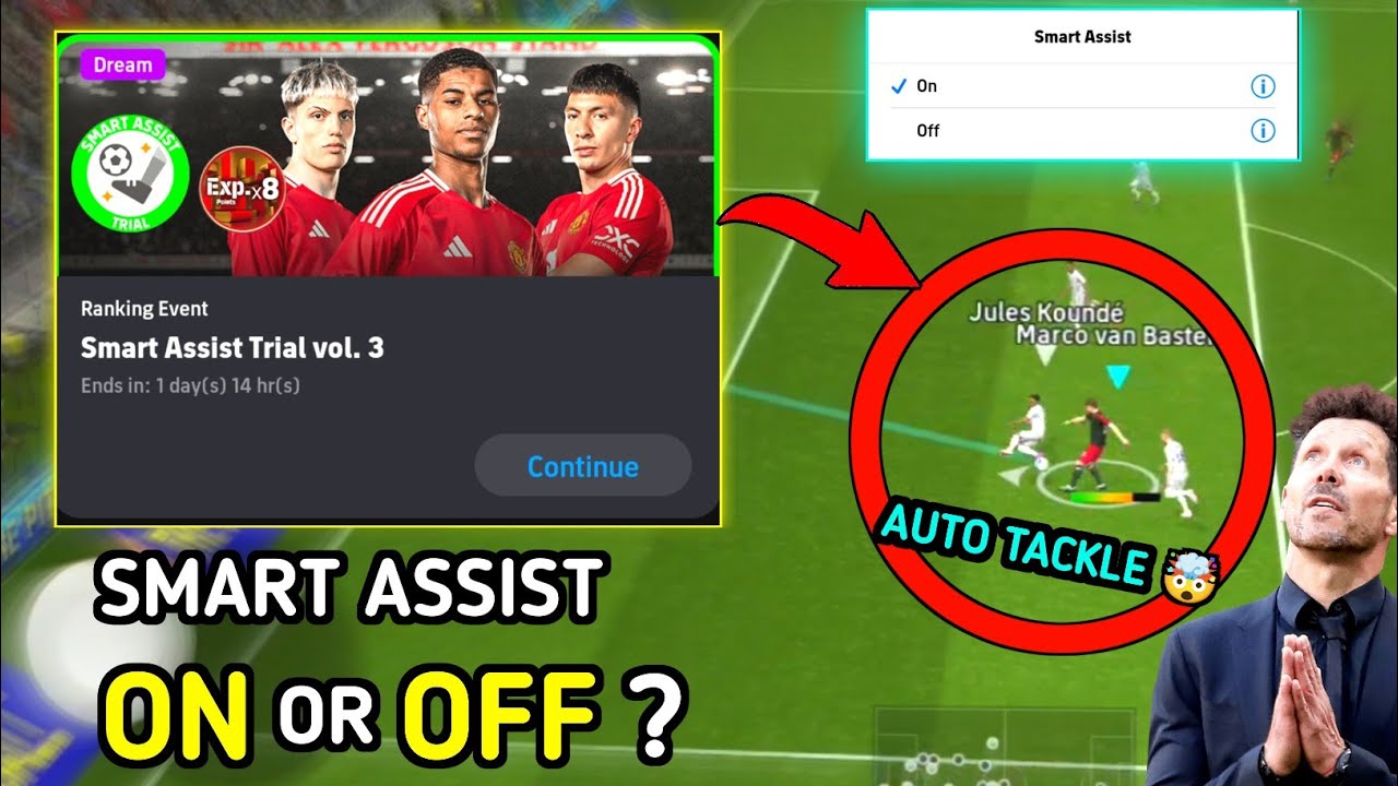 ഇനി Pro players ഇല്ല 🥴 | How smart assist works in online match |On or ...