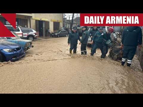 Flooding hits Kapan in southern Armenia after dam collapse