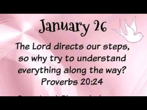 MINUTES WITH THE LORD - 26/1/25 - YouTube