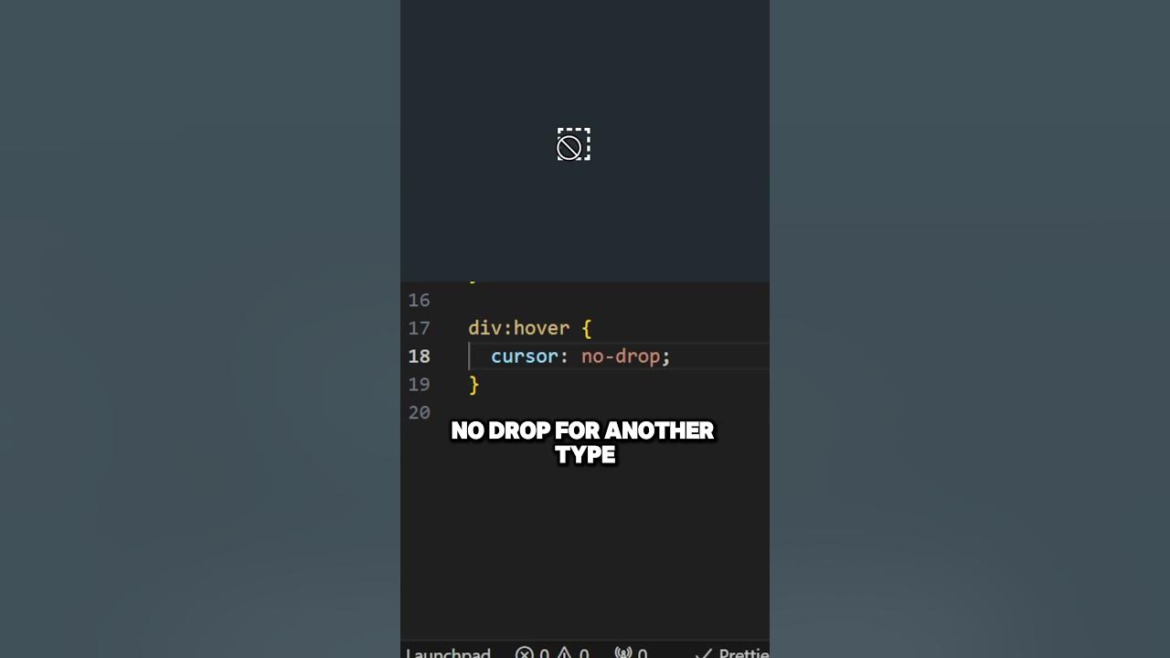 Customize Your Cursor In CSS | Easy 50 Seconds |#coding #webdev #htmlcssjavascript - YouTube