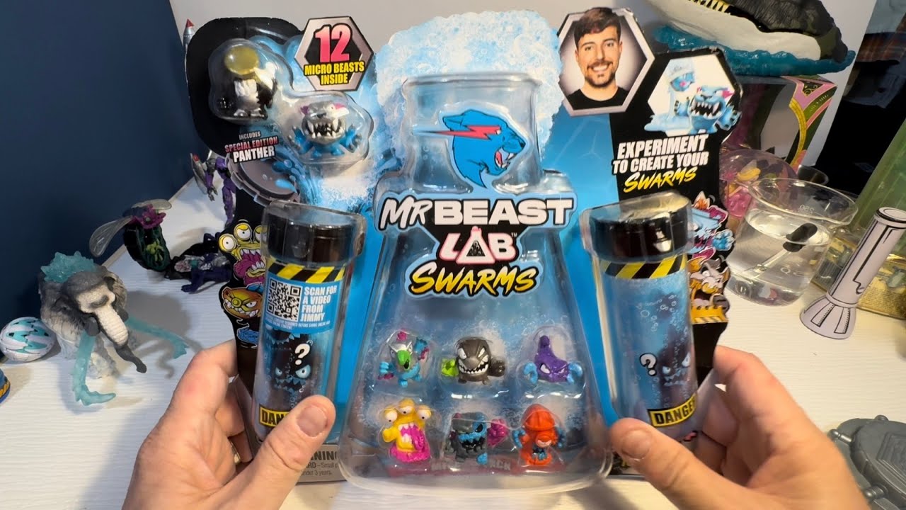 Opening a Mr Beast Lab Alpha Series Mega Lab Pack - YouTube