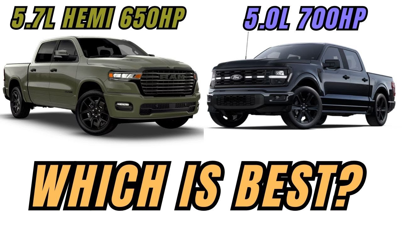 2026 Ram 1500 5.7l Hemi supercharged vs 2026 Ford F-150 Lobo FP 700 ...
