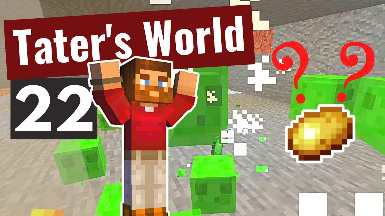 GOLDEN POTATOES? [Slime Farm & Item Transportation]| Tater's World ...