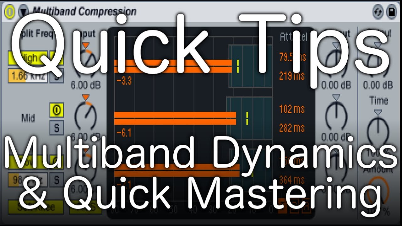 Quick Tips: Multiband Compression for Quick Mastering and Other Stuff - YouTube