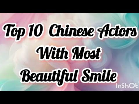 Top 10 Chinese Actors With Most Beautiful Smiles | #ytviral #actor # ...