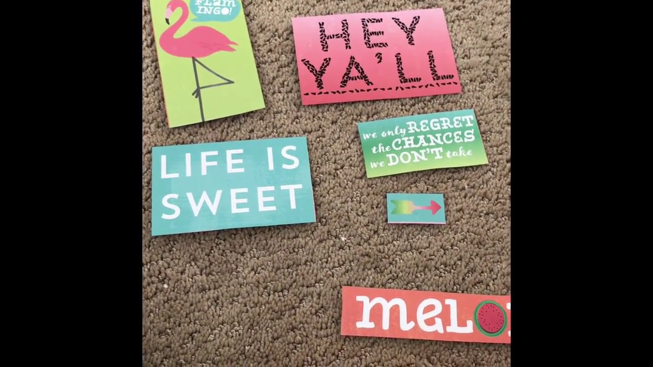 DIY Cute Locker Decor- Locker Magnets - YouTube