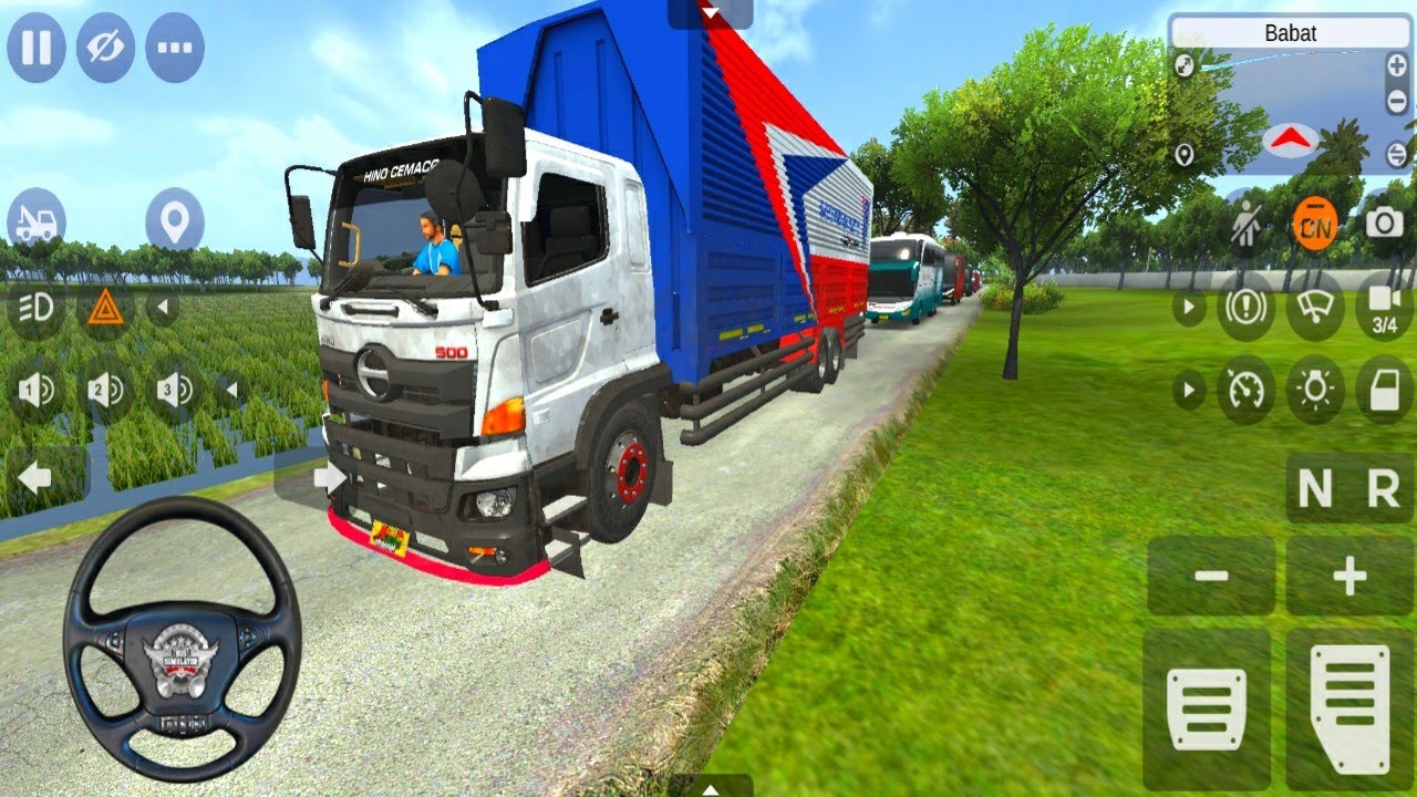 Truck Tronton Panjang Wing Box Angkut Penumpang - Mobil Balap Truck ...