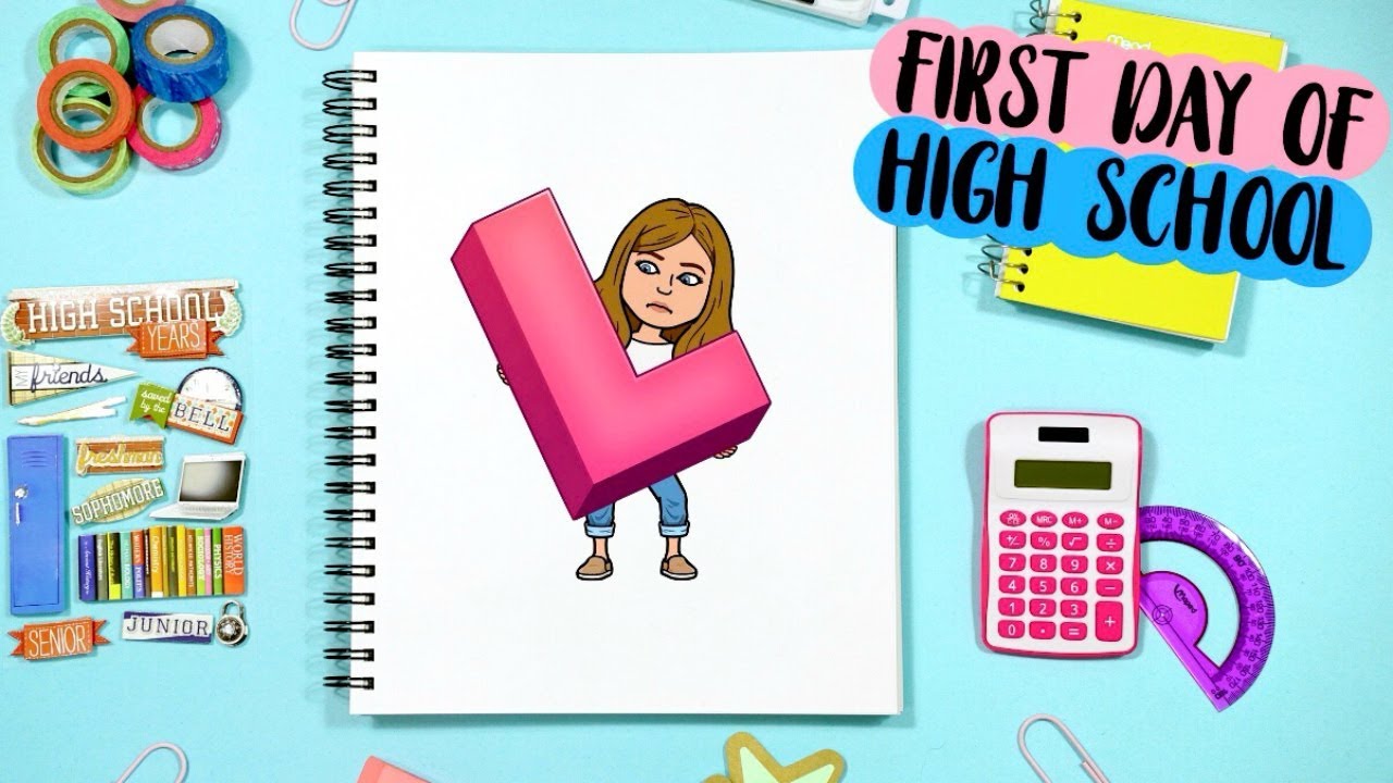 DRAW MY LIFE: FIRST DAY OF HIGH SCHOOL! - YouTube