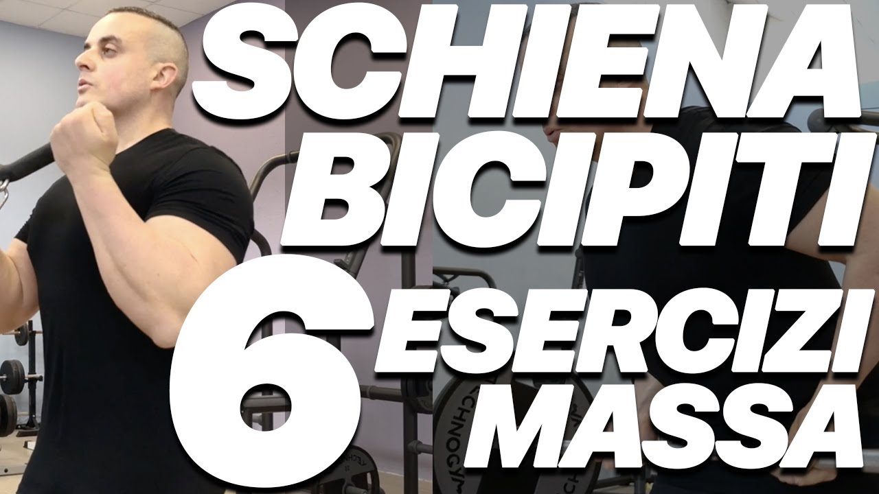 Scheda Massa Schiena e Bicipiti in Palestra: 6 Esercizi in ...