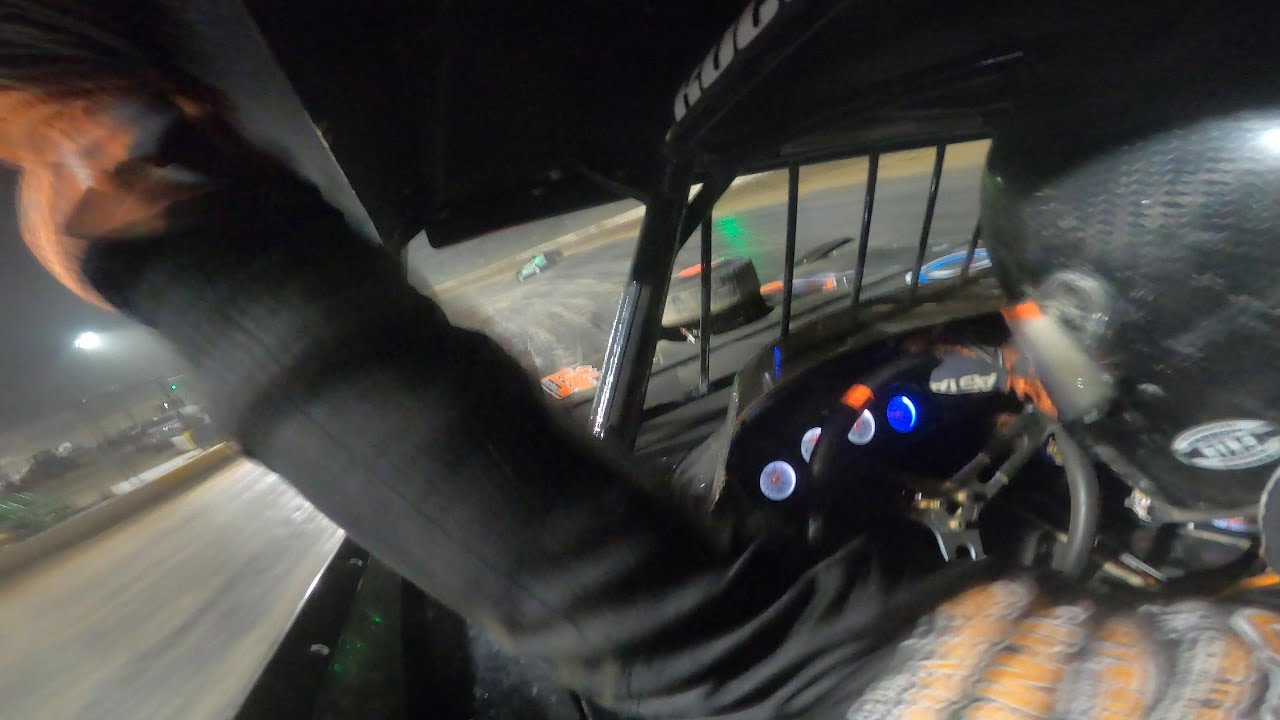 Josh Rice Eldora Speedway Dream Prelim Feature In-Car - YouTube