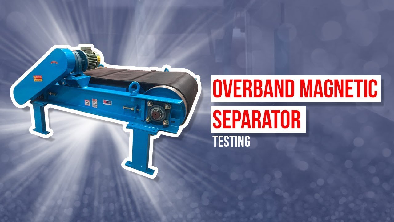Overband Magnetic Separator (Testing) - Jaykrishna Magnetics Pvt. Ltd ...