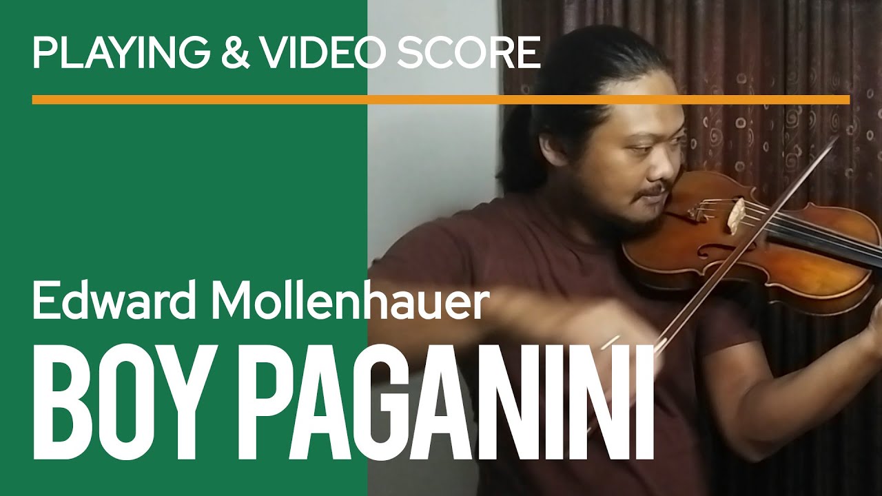 Edward Mollenhauer - Boy Paganini Fantasia - YouTube