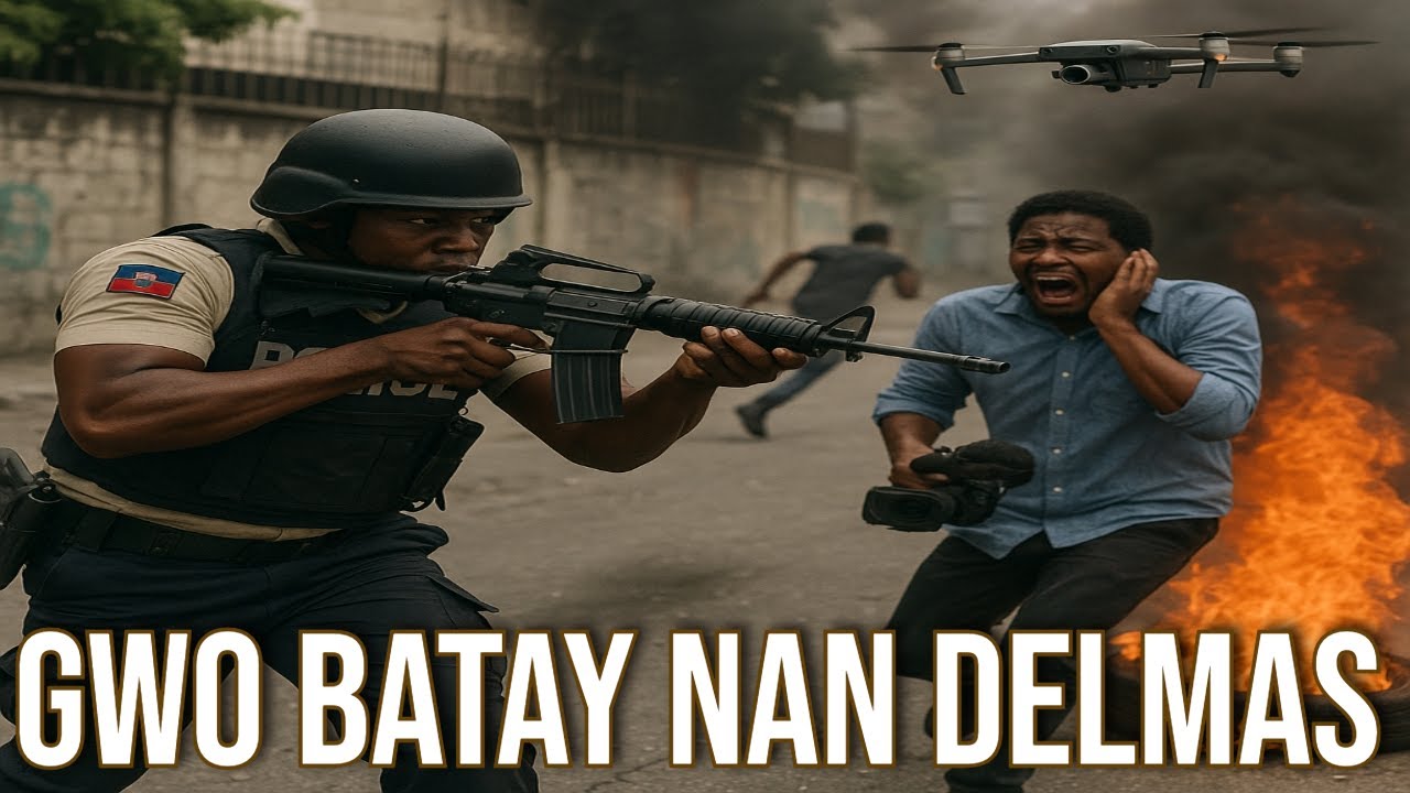 Gwo Batay Delmas 30 Lapolis Lage Dron, Bal Ap Chante! - YouTube